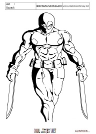 Deadpool BOYAMA SAYFALARI