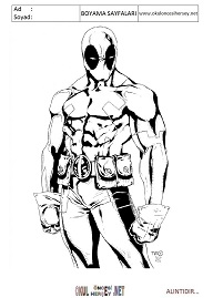 Deadpool BOYAMA SAYFALARI
