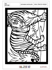 Kaplan Boyama Sayfaları